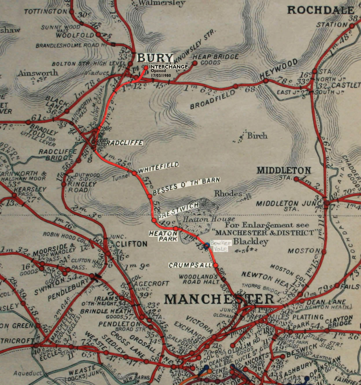 Crumpsall - Bury | Register of Closed Railways